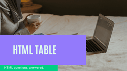 Understanding HTML Tables, Classes and Ids