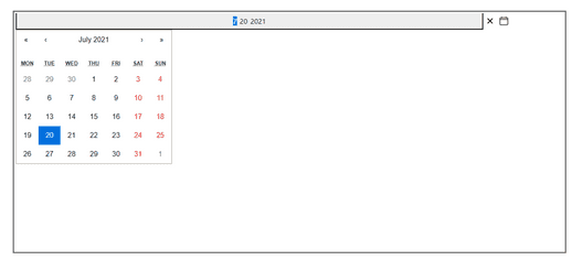How to create a datepicker using React Bootstrap