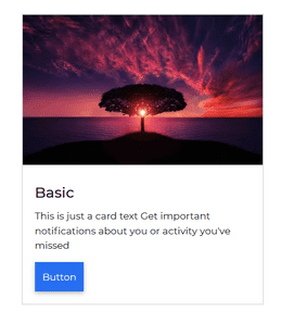 Angular Bootstrap Card Component