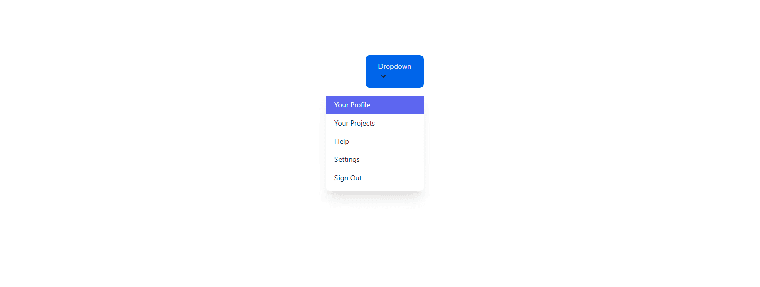 How To Create Tailwind CSS Dropdown